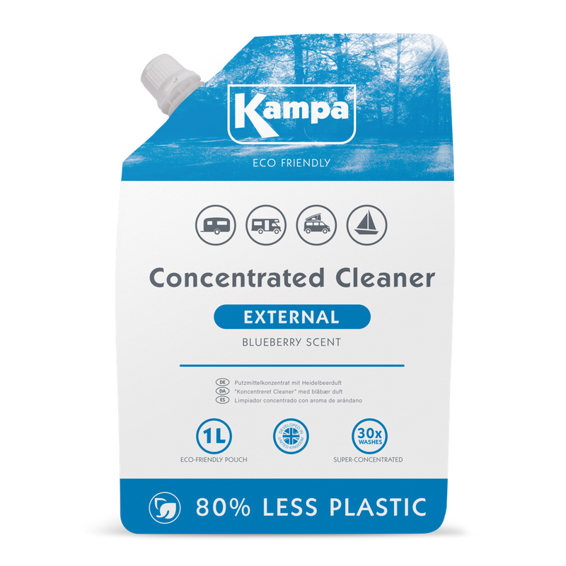 Kampa Eco Friendly Concentrated Cleaner 1L Eco Pouch – Tamworth Camping
